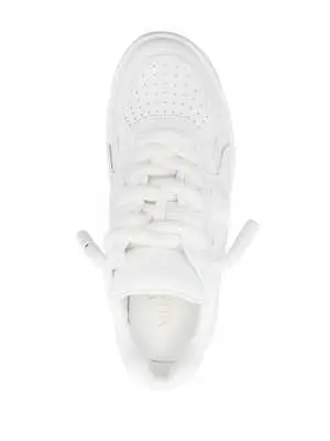 Valentino Garavani One Stud Xl Leather Sneakers - White