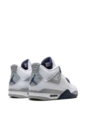 JORDAN Air Midnight Navy Sneakers - White