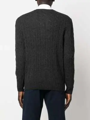 Polo Ralph Lauren Wool-cashmere Cable Knit Jumper - Grey