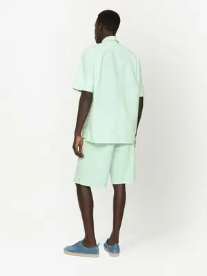 Dolce & Gabbana Logo-plaque Hawaii Shirt