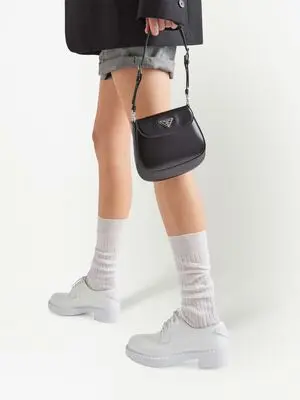 Prada Round-toe Lace-up Shoes