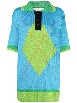 Andersson Bell Intarsia Knit Top