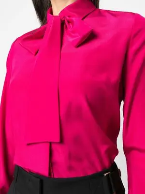 P.a.r.o.s.h Pussy-bow Collar Blouse