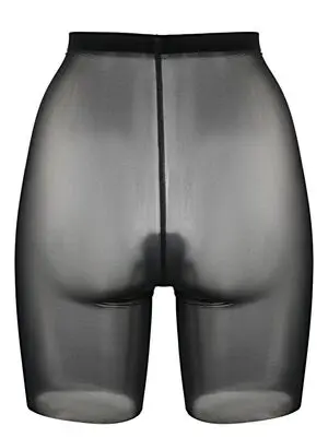 Wolford Tulle-mesh Sheer Shorts - Black