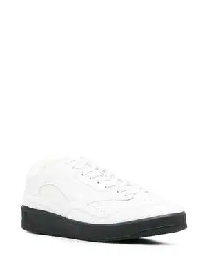JIL SANDER Panelled Low-top Sneakers - White