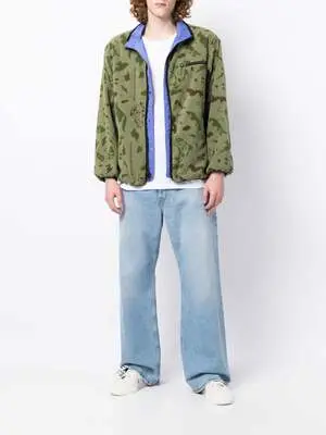 BILLIONAIRE BOYS CLUB Reversible Fleece Jacket - Multicolour