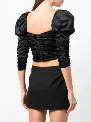 Alice + Olivia Katrice Ruched Top