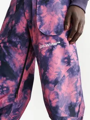 Off-White Tie-dye Logo Ski Trousers