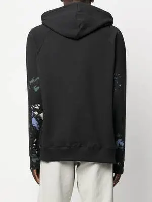 ÉTUDES STUDIO Paint-splatter Organic Cotton Hoodie