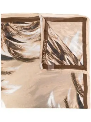 Alberta Ferretti Andromeda Modal Scarf - Neutrals
