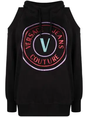 Versace Logo-print Cotton Hoodie