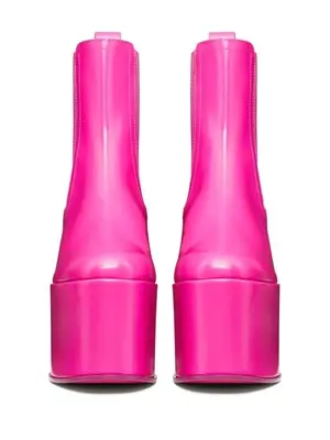 Valentino Garavani Club Platform Chelsea Boots - Pink