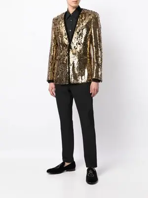 Dolce & Gabbana Embellished Single-breasted Blazer