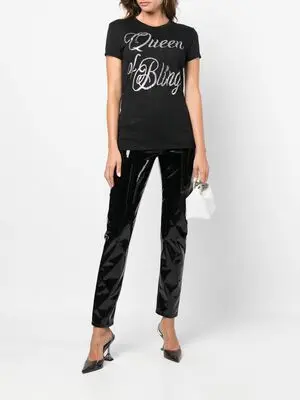 Philipp Plein Super-high Waisted Biker Trousers