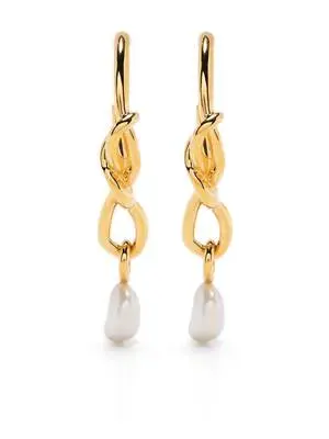 MISSOMA Pearl Drop Earrings - Gold