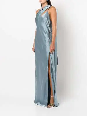 Michelle Mason Side-slit Gown