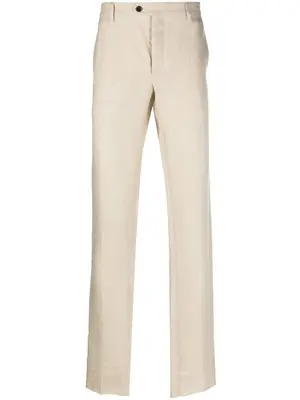 BILLIONAIRE Linen Tailored Trousers - Neutrals