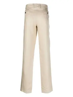 BILLIONAIRE Linen Tailored Trousers - Neutrals