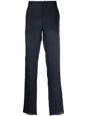 BILLIONAIRE Linen Tailored Trousers - Blue