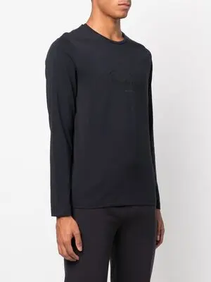 Corneliani Logo-print Long-sleeve T-shirt