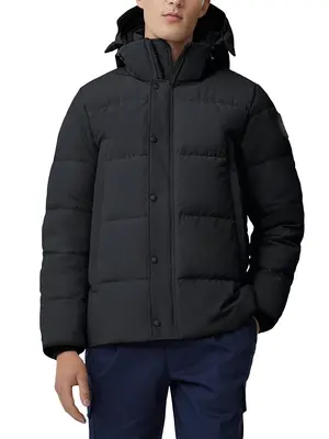 Canada Goose Wyndham Label Slim-fit Parka - Navy