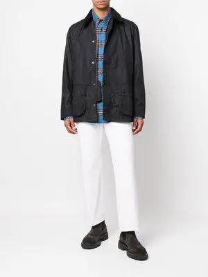 Barbour Collared Waxed Jacket