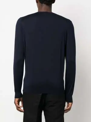 Colombo Slim-cut Cashmere Jumper - Blue