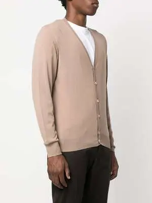 Colombo Button-down Knit Cardigan - Neutrals