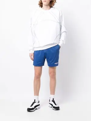 REPRESENT Logo-print Track Shorts