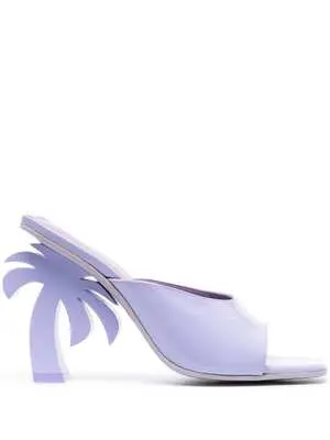 Palm Angels 113mm Palm Tree Sandals - Purple