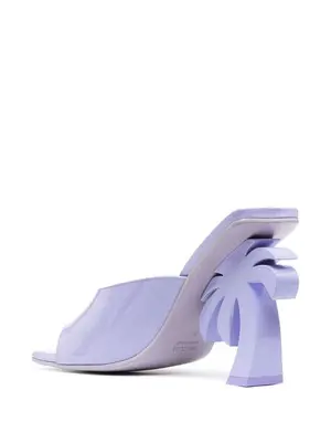 Palm Angels 113mm Palm Tree Sandals - Purple