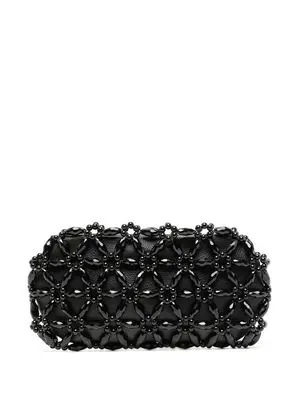0711 TBILISI Faceted Bead-embellished Clutch