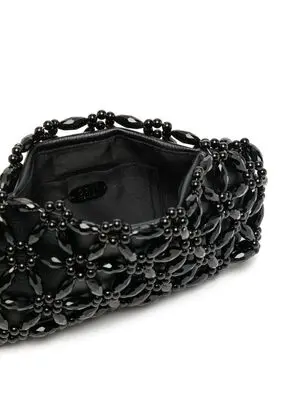 0711 TBILISI Faceted Bead-embellished Clutch