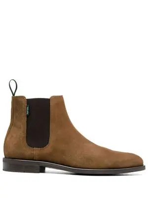 Paul Smith Cedric Almond-toe Chelsea Boots - Brown