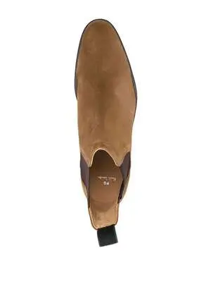 Paul Smith Cedric Almond-toe Chelsea Boots - Brown