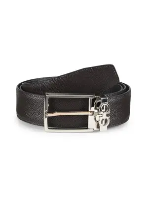 FERRAGAMO Core Adjustable Cut-to-size Leather Belt