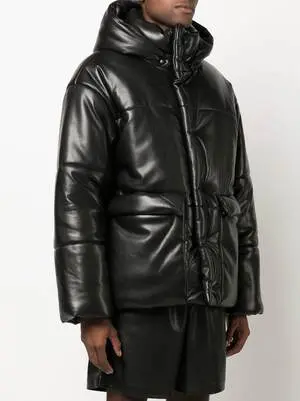 Nanushka Hide Faux-leather Puffer Jacket