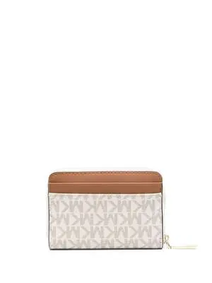Michael Kors Monogram-pattern Leather Cardholder