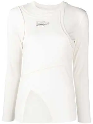 FENG CHEN WANG Fitted Crew-neck Jumper