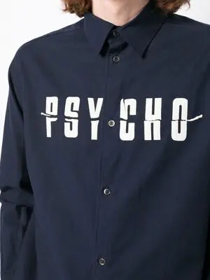 Undercover Psycho-print Long-sleeved Shirt