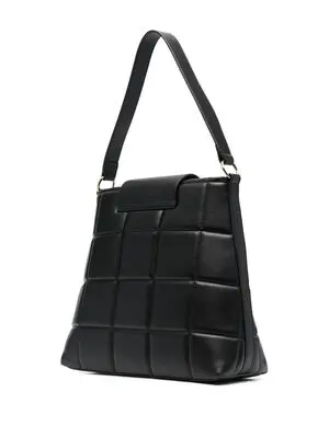Moschino Logo-plaque Quilted Shoulder Bag