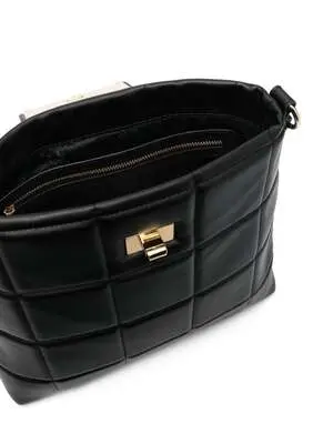 Moschino Logo-plaque Quilted Shoulder Bag
