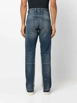 REPRESENT Two-tone Straight-leg Jeans
