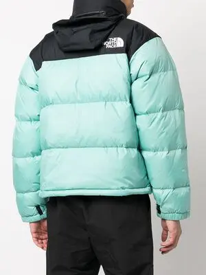The North Face Embroidered Logo Padded Jacket - Blue