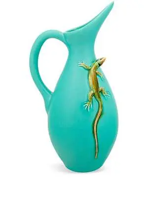 BORDALLO PINHEIRO Jarro Com Lagartixa' Vase - Green