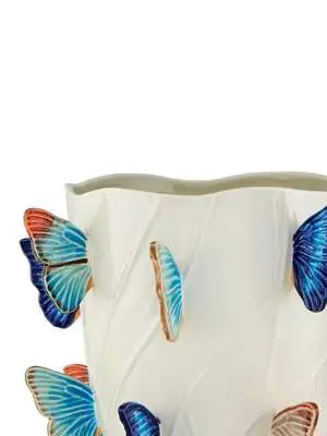 BORDALLO PINHEIRO Cloudy Butterflies' Vase