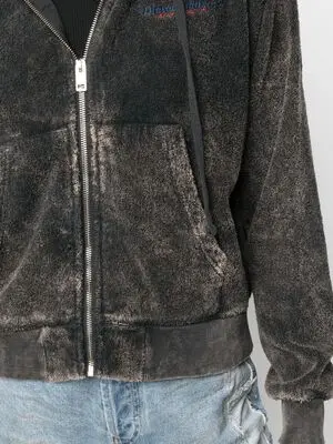 DIESEL® Vintage-wash Cotton Hoodie