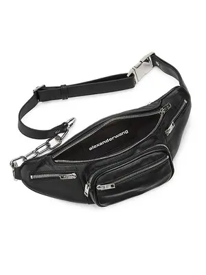 Alexander Wang Attica Chain-detailed Leather Belt Bag