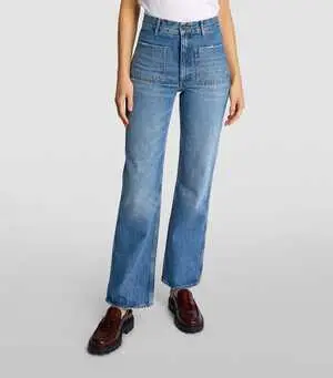 Sandro Flared Jeans - Blue