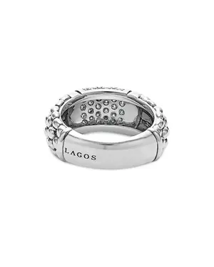 Lagos Sterling Caviar Ring - Silver